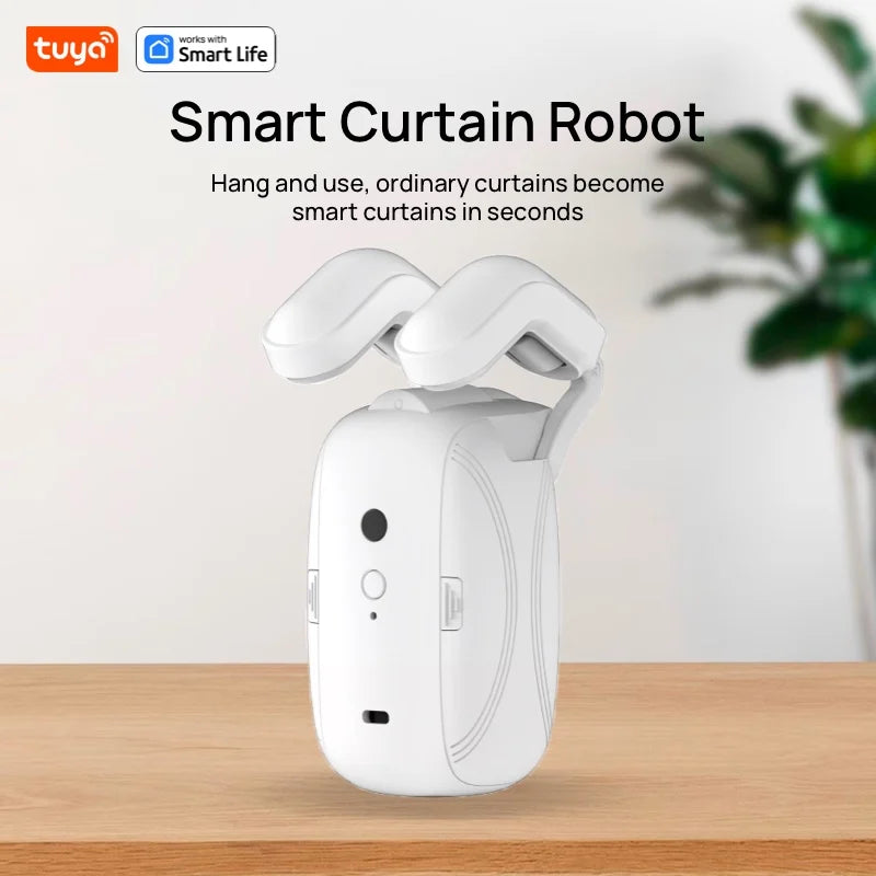 1/2PCS Tuya Smart Wifi Curtain Robot (with gateway), Roman Rod Track ...